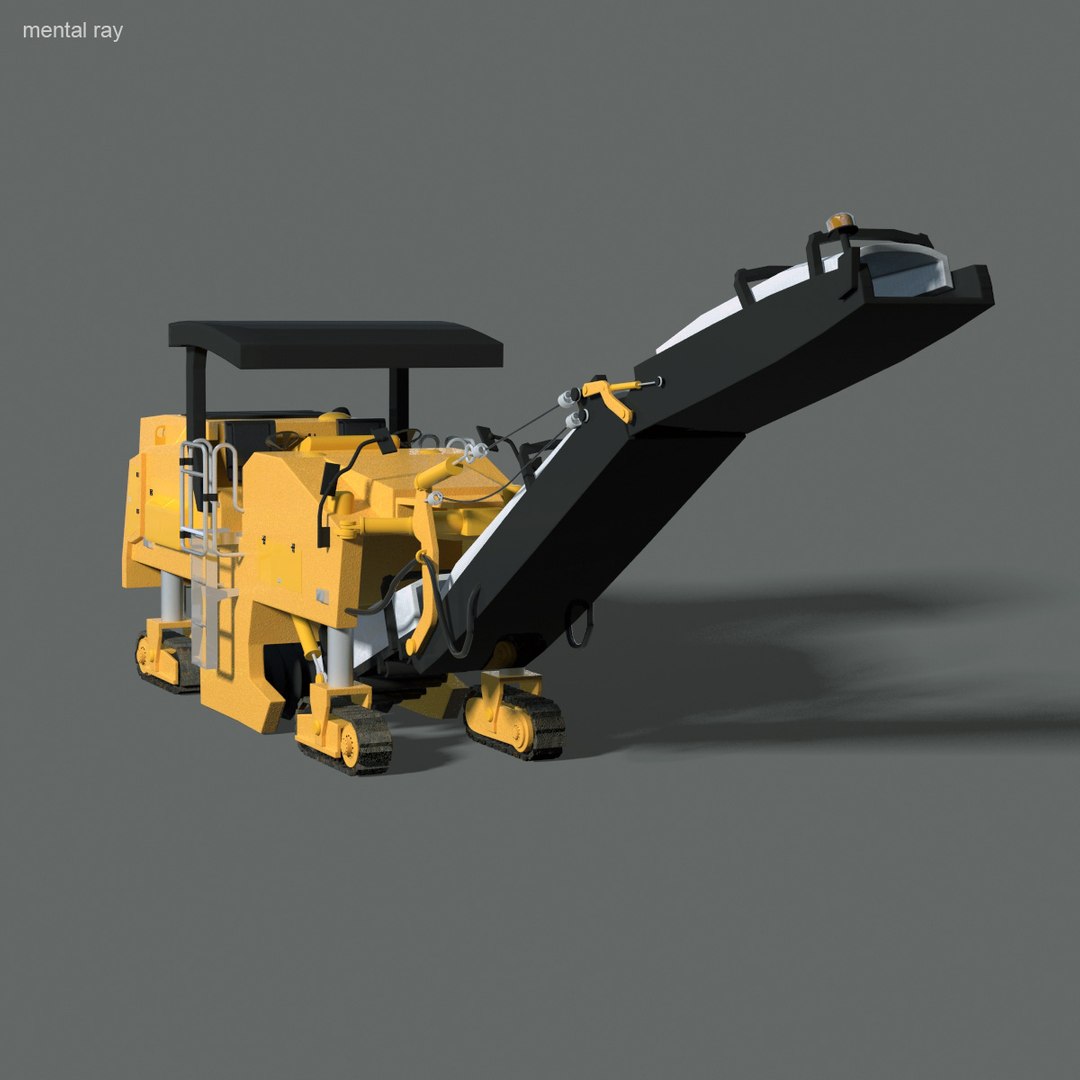 3d Model Pavement Milling Machine