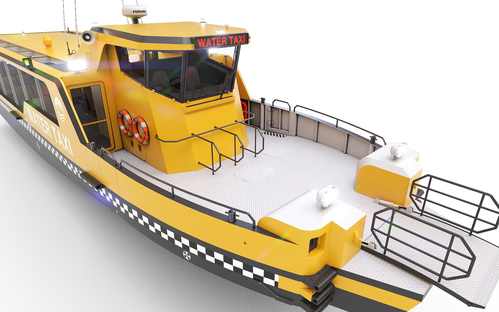 3D Model City Ferry - TurboSquid 2006302