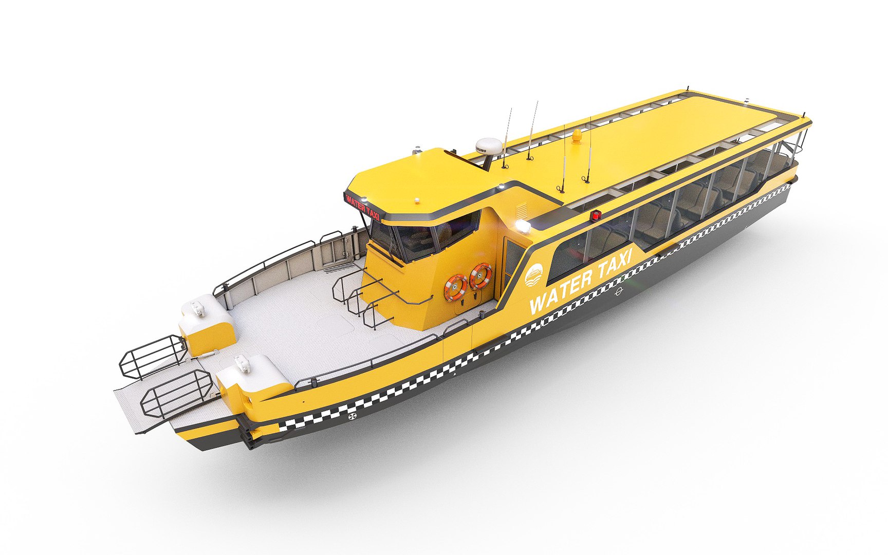 3D Model City Ferry - TurboSquid 2006302