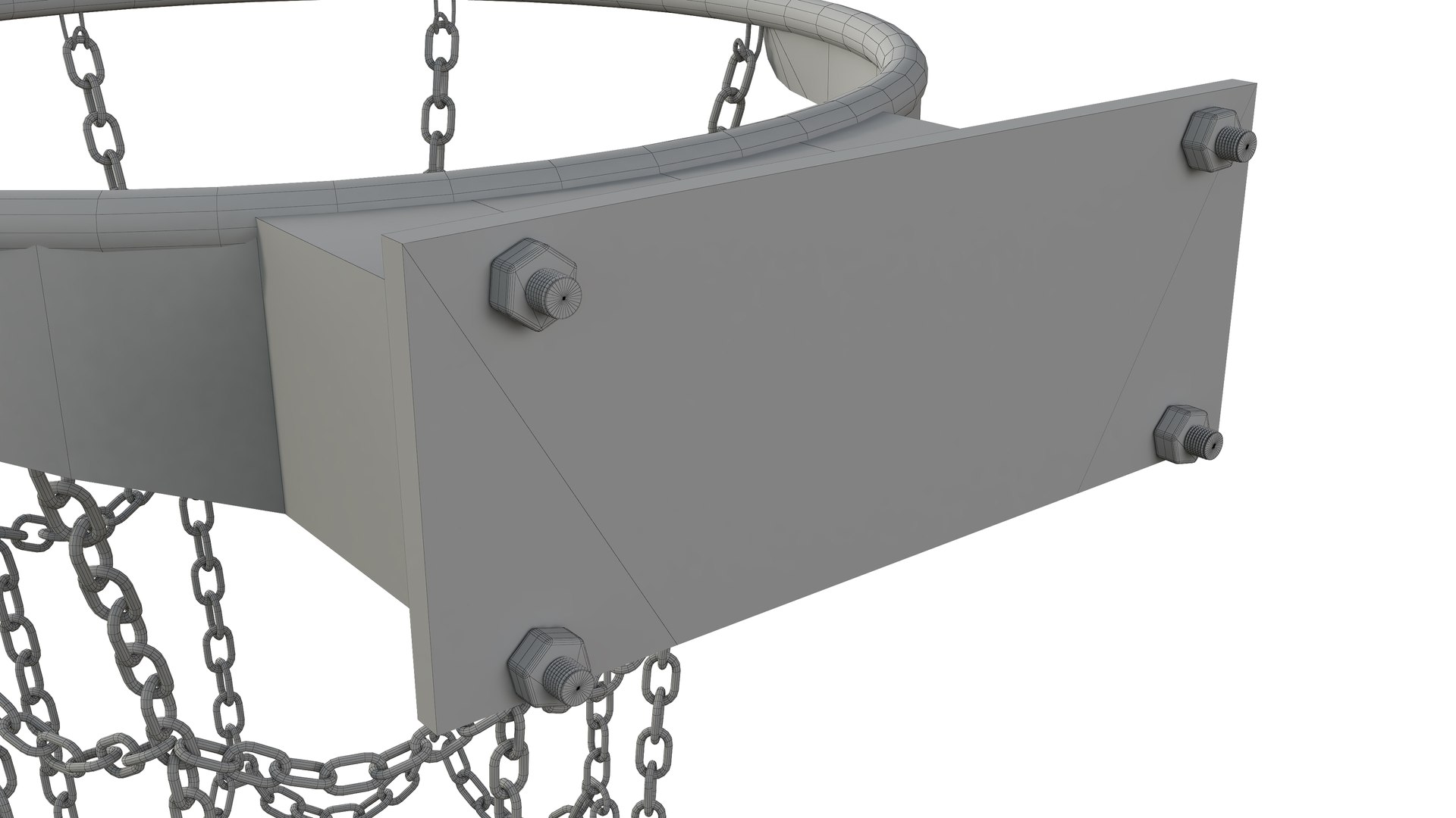 Street Basketball Rim 3D Model - TurboSquid 2268611