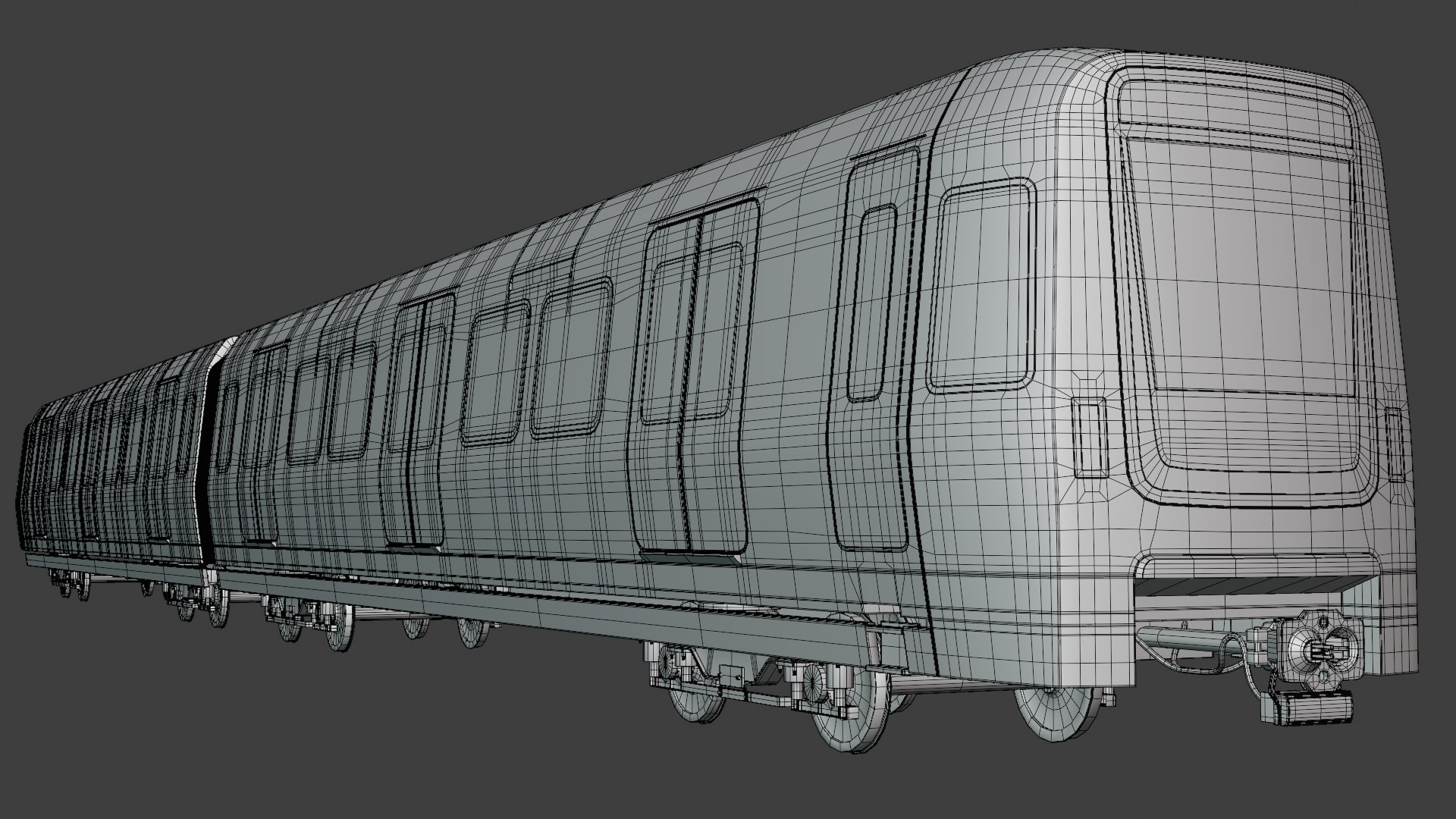 Stockholm Metro Train 3D Model - TurboSquid 2128659