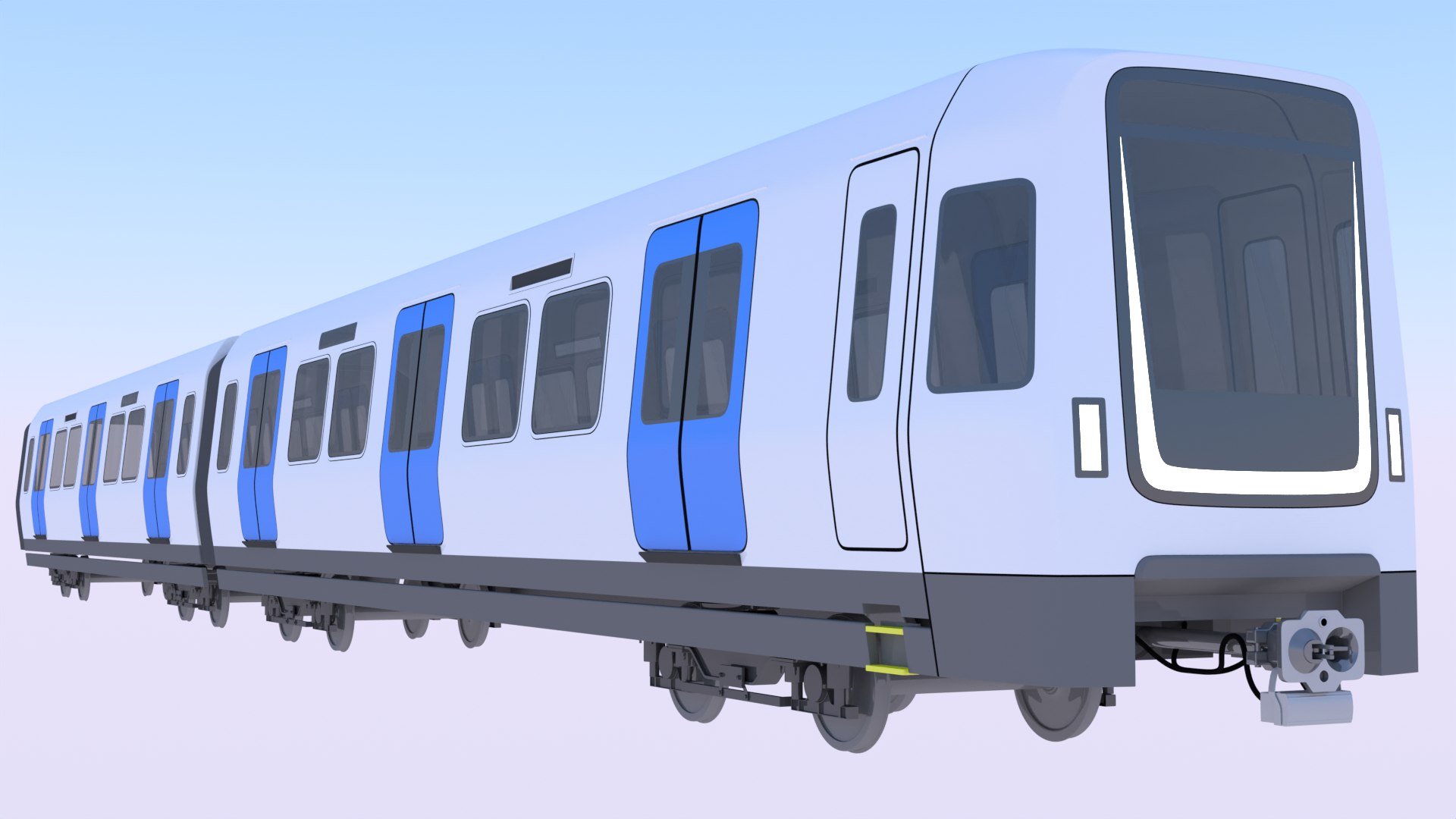 Stockholm Metro Train 3D Model - TurboSquid 2128659
