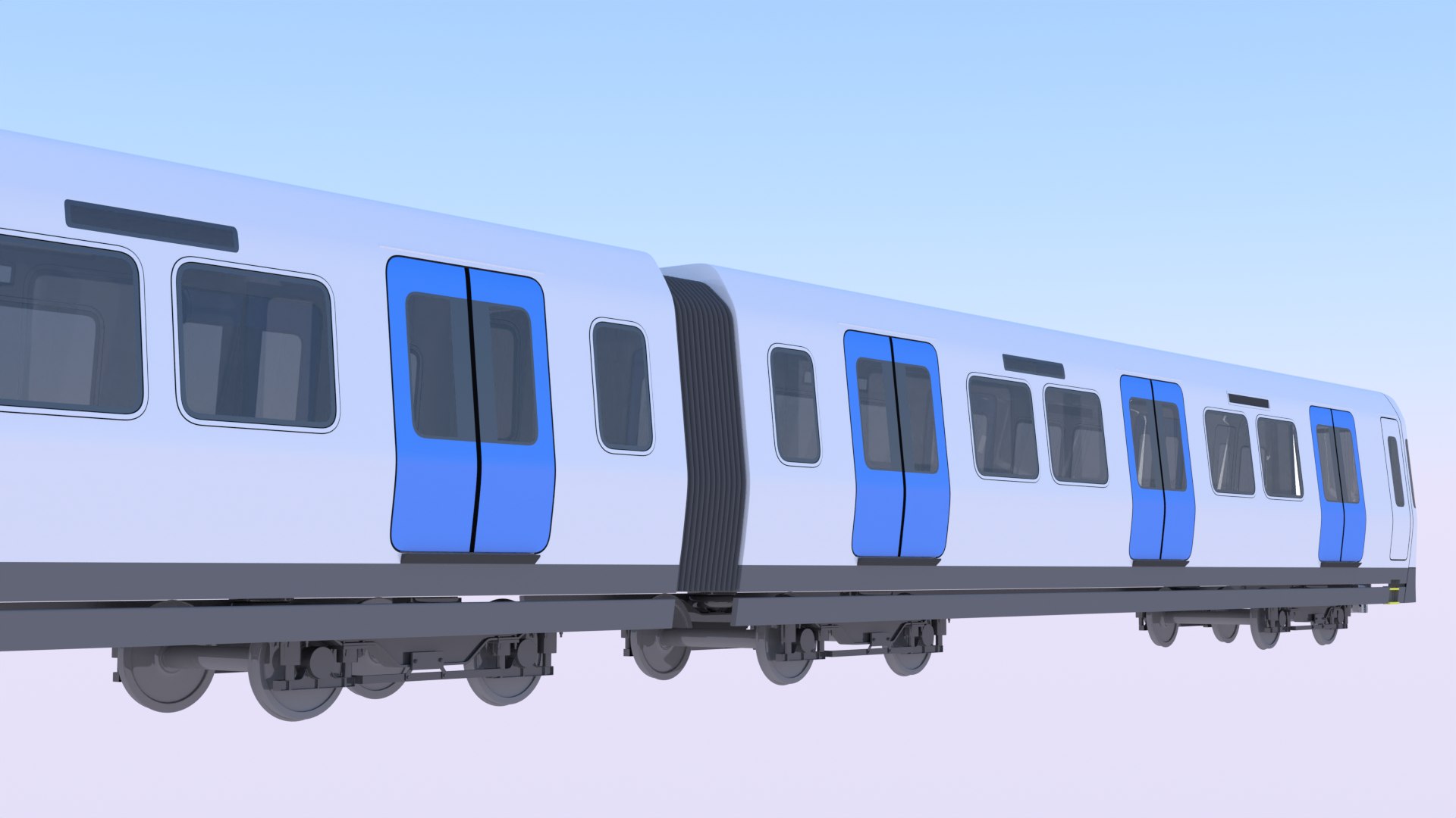 Stockholm Metro Train 3D Model - TurboSquid 2128659
