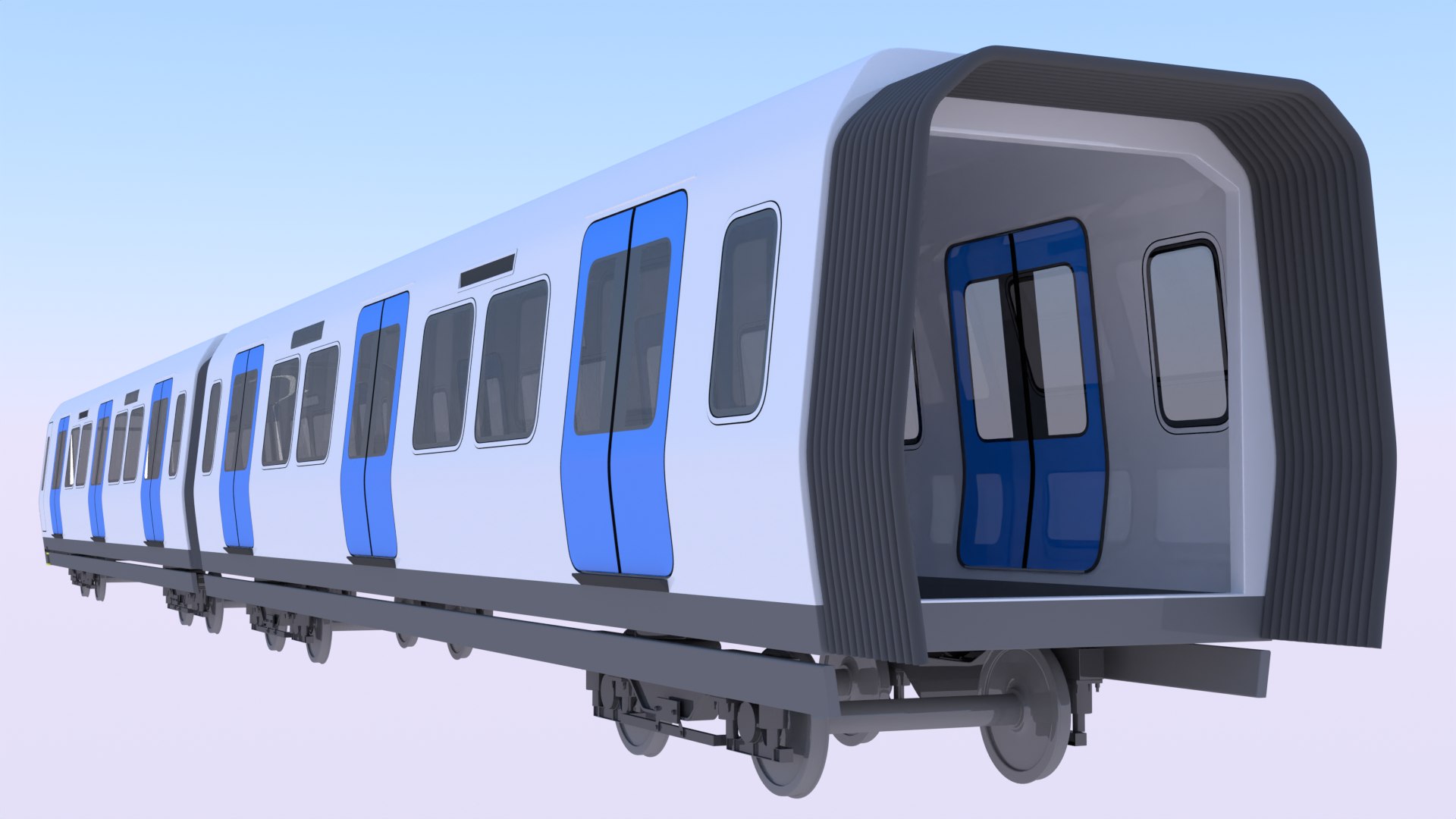 Stockholm Metro Train 3D Model - TurboSquid 2128659