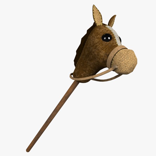 Stick Horses Toy 3D model - TurboSquid 2018652