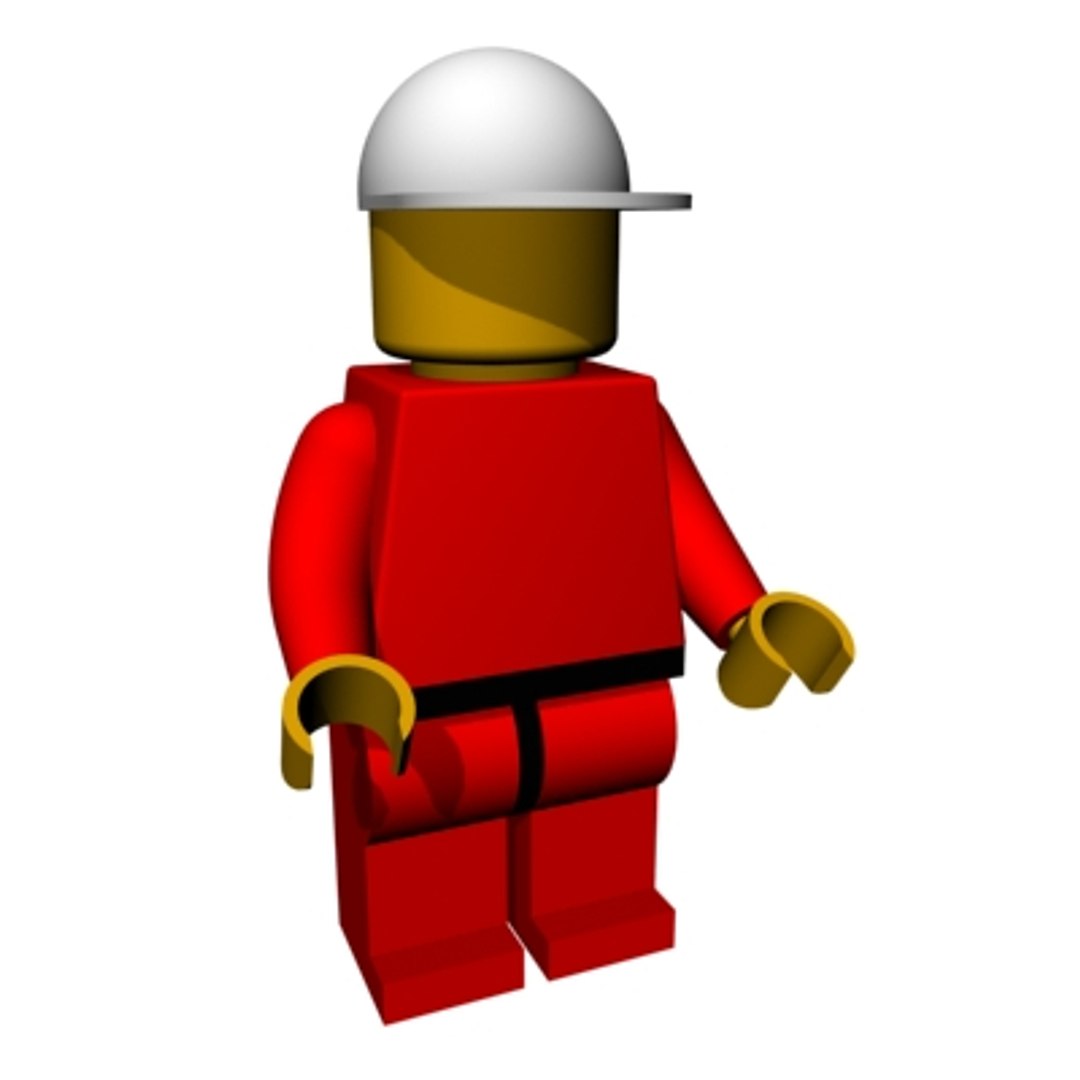 3d Model Lego Man