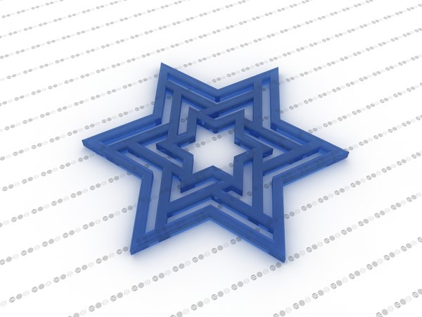 Star david 3D model - TurboSquid 1416664