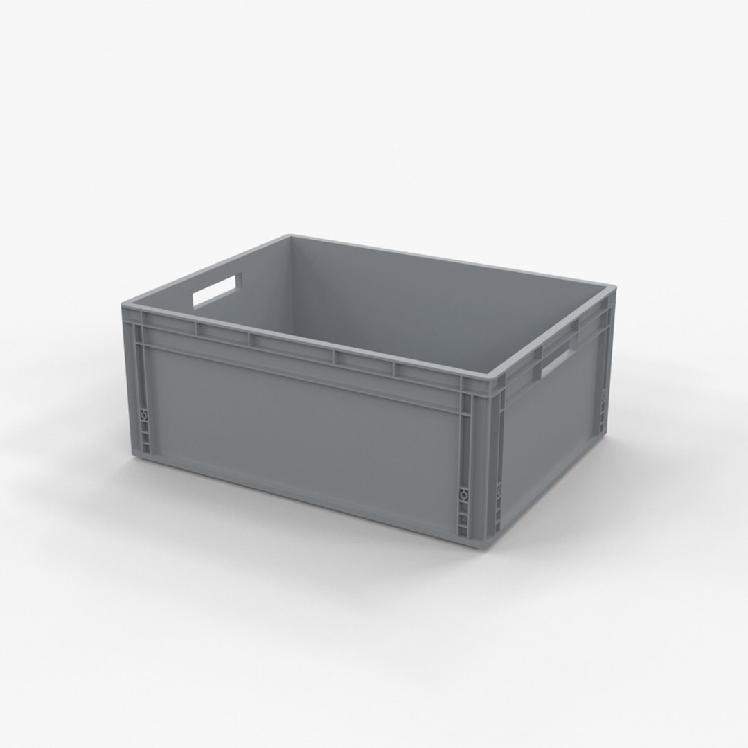 3D Euro Storage Containers Model - TurboSquid 1511614