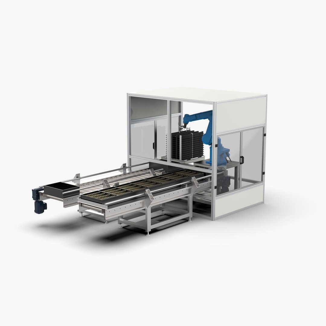 Automatic Stamping Parts Feeding Machine model - TurboSquid 2005365