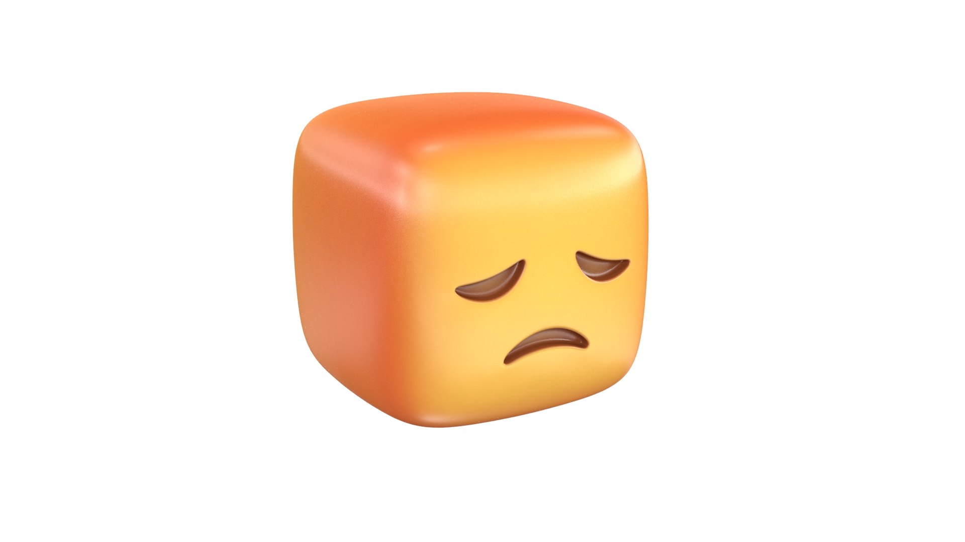 Emoji Sad Faces 3D Model - TurboSquid 2090835