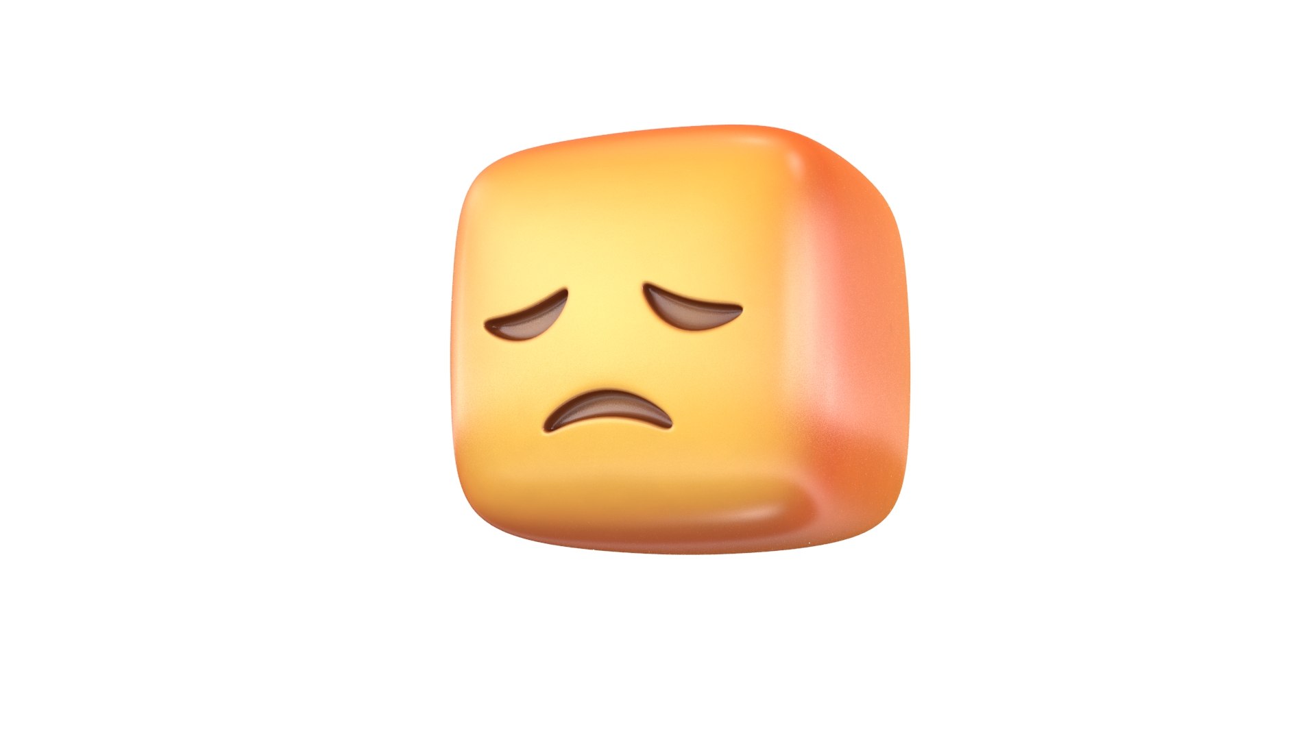 Emoji Sad Faces 3D Model - TurboSquid 2090835
