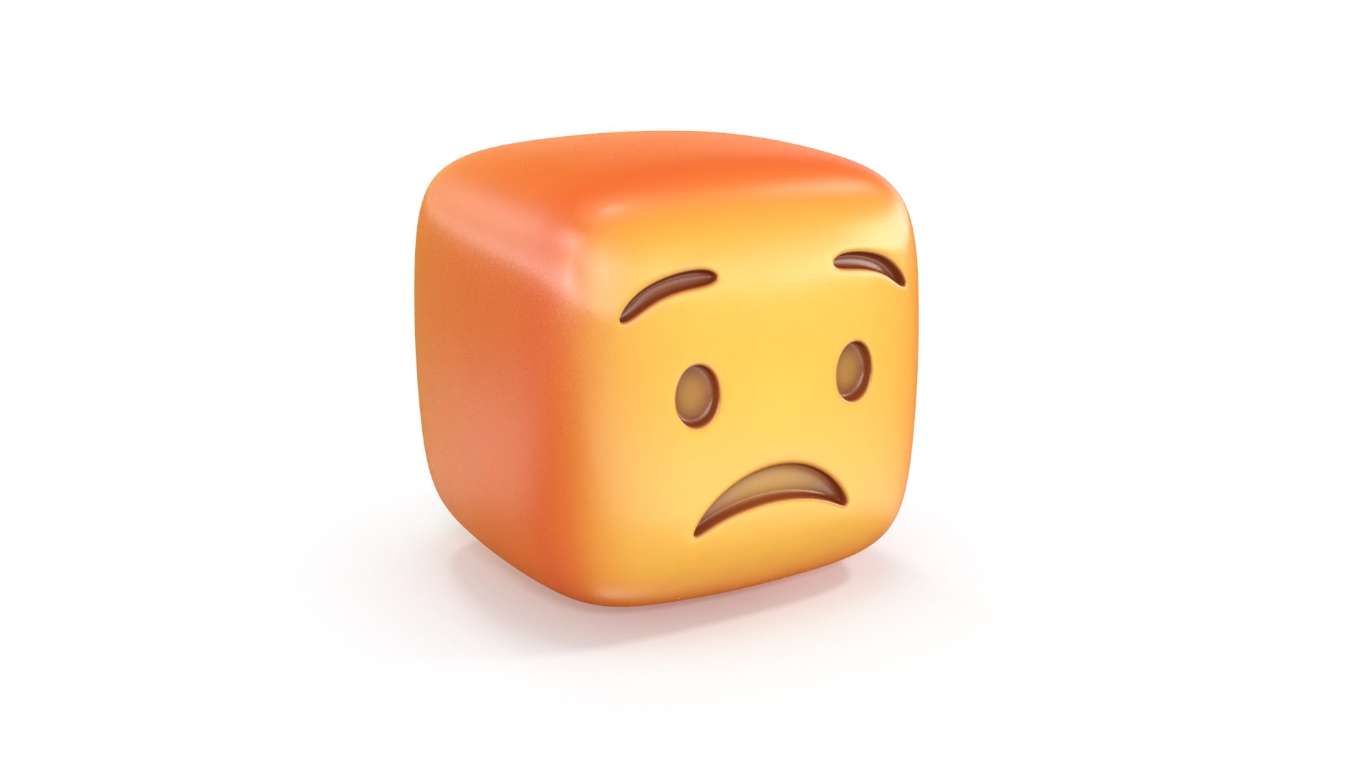 Emoji Sad Faces 3D Model - TurboSquid 2090835
