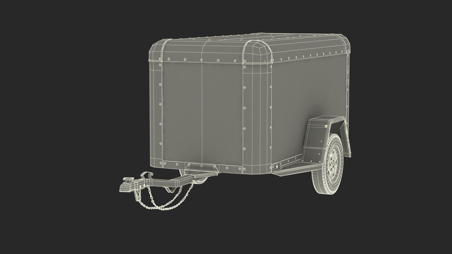 3D model 4x8 Cargo Trailer - TurboSquid 2062321