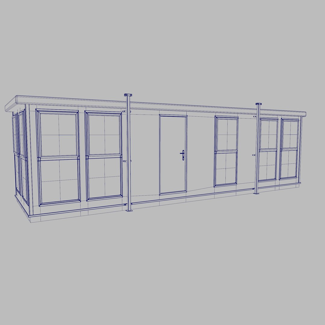 Office Portable Cabin 3D Model - TurboSquid 2342199