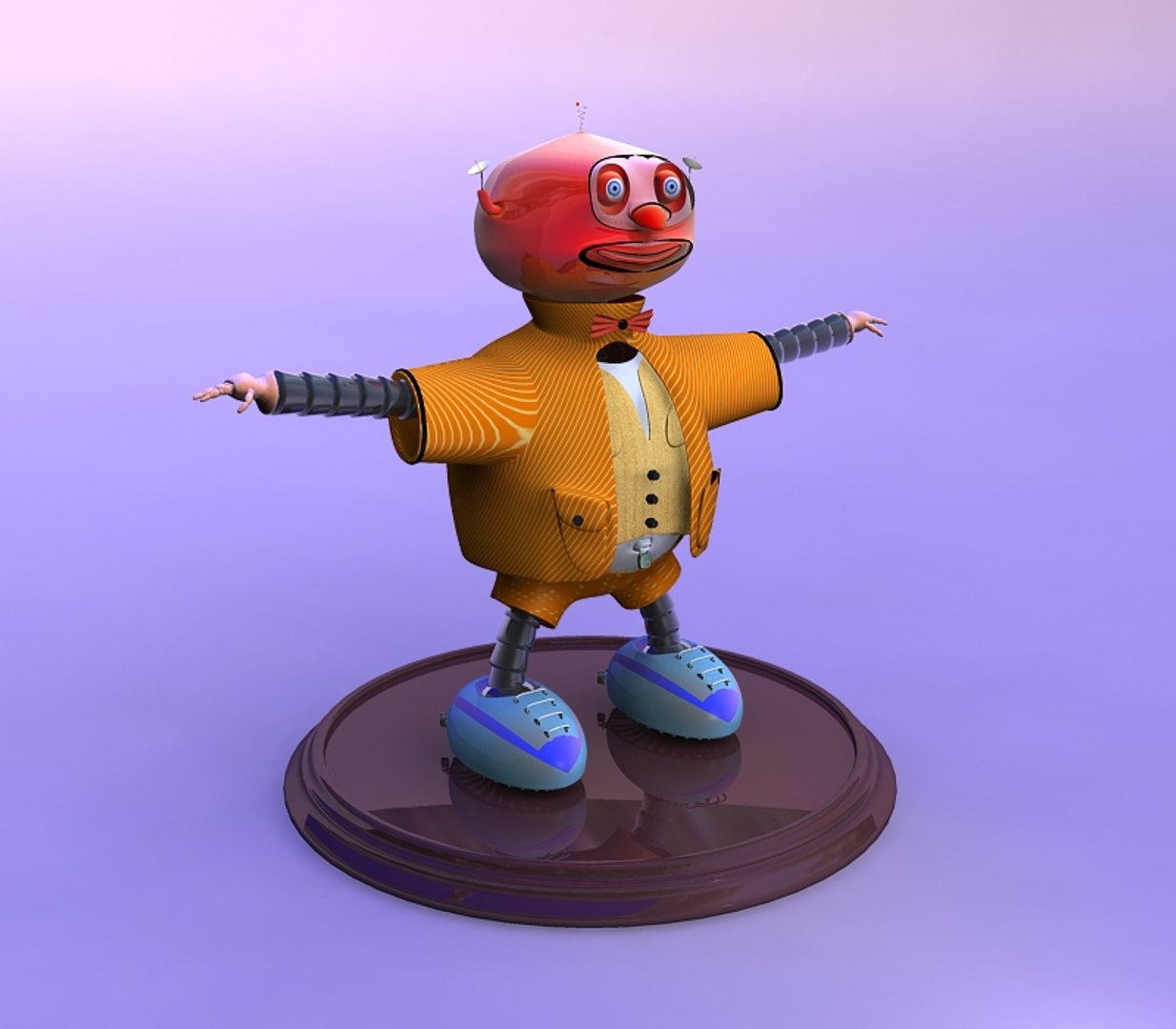 3d Model Mistik Funny Robot
