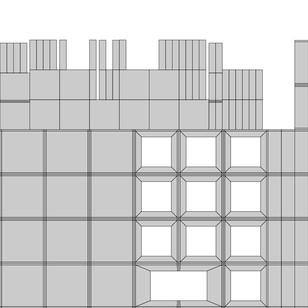 Force Field Door With Fence Sections 3D Model - TurboSquid 1776018