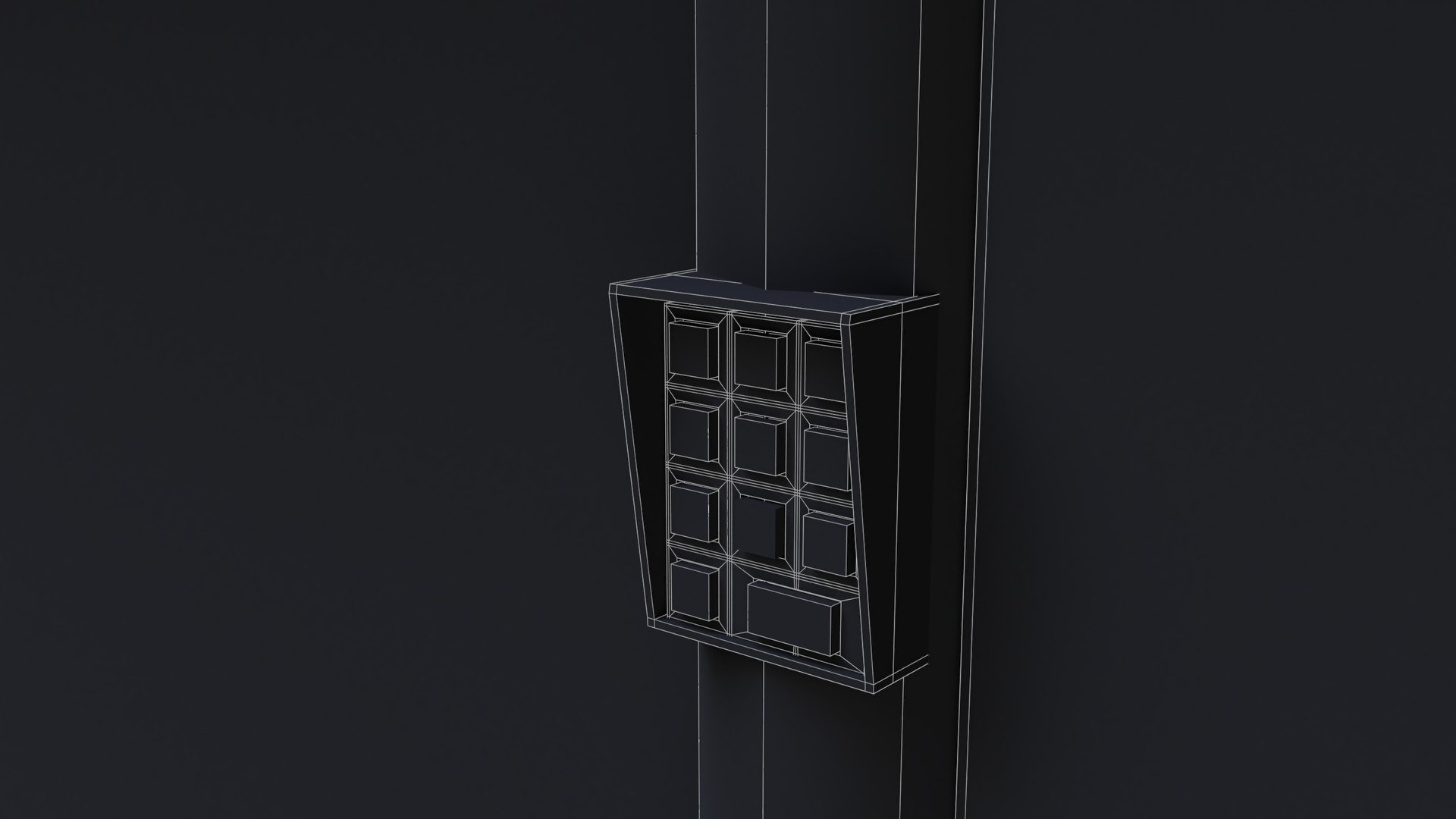 Force Field Door With Fence Sections 3D Model - TurboSquid 1776018