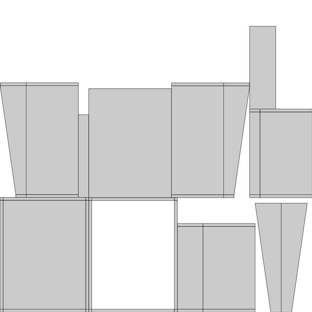 Force Field Door With Fence Sections 3D Model - TurboSquid 1776018