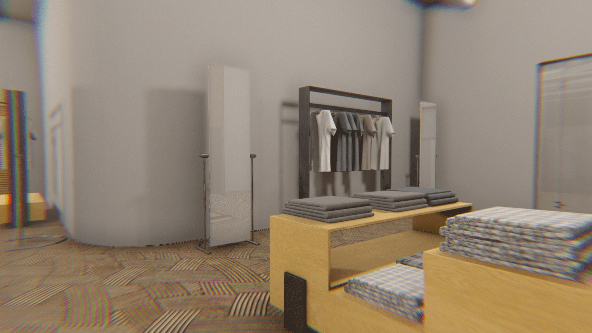 Vr Showroom - Clothing 3D Model - TurboSquid 1433597