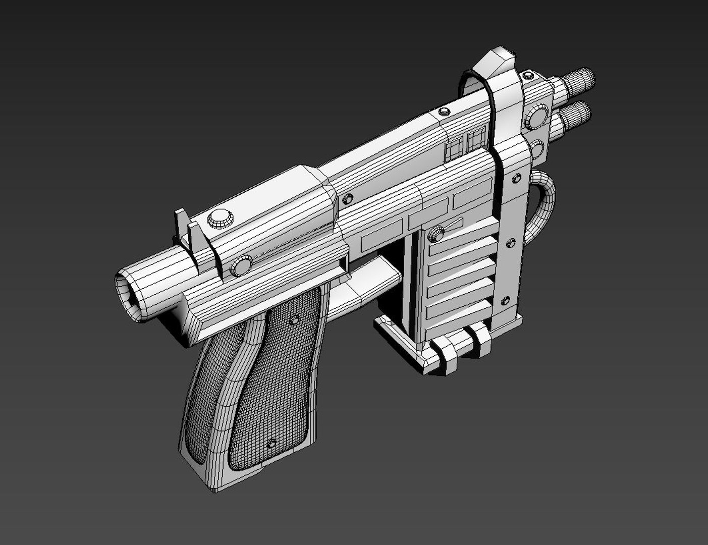 3D gun blaster - TurboSquid 1192947