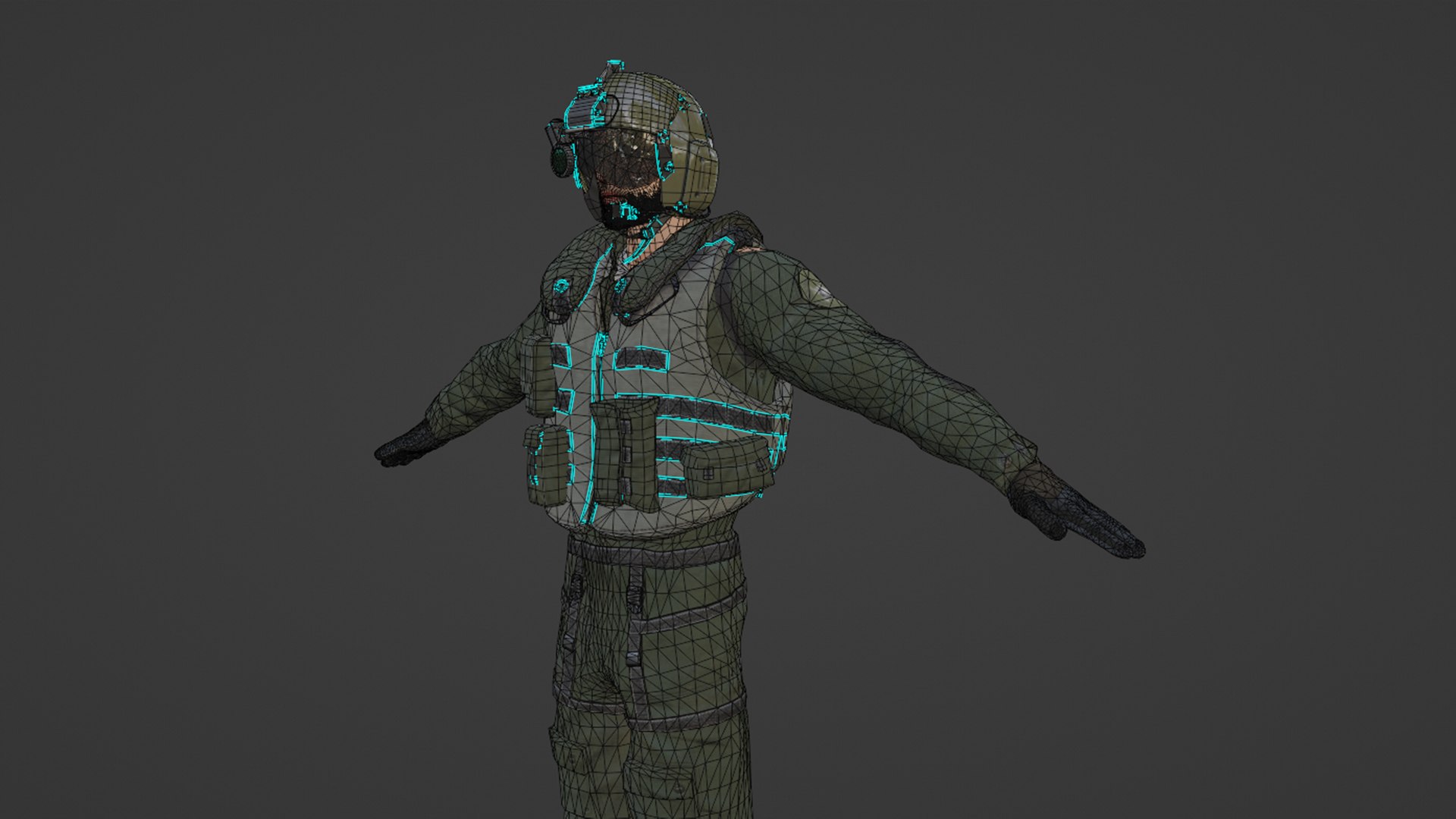 Realistic Rigged Helicopter Pilot Character 3D Model 3D Model ...