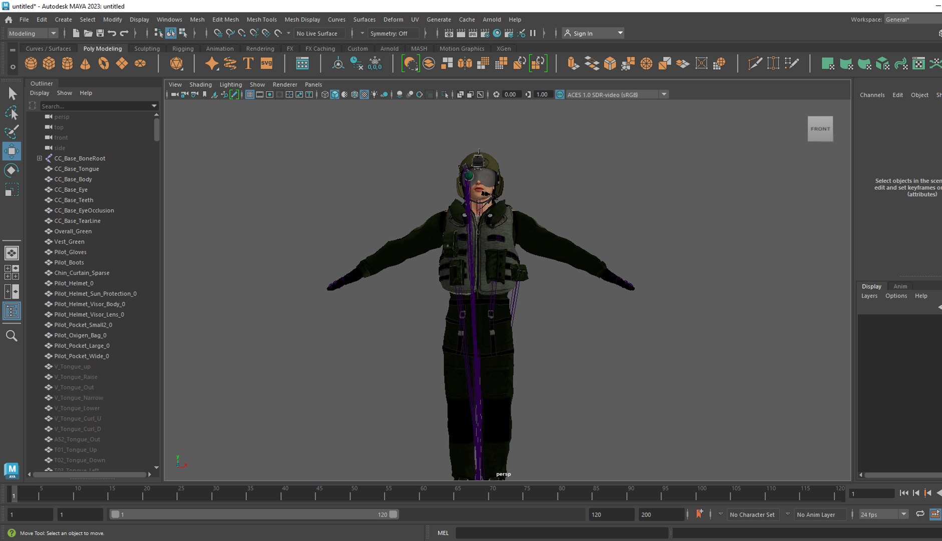 Realistic Rigged Helicopter Pilot Character 3D Model 3D Model ...
