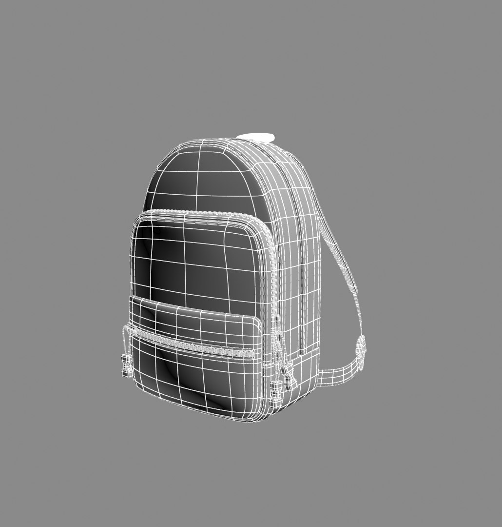 Obj Stylized Backpack