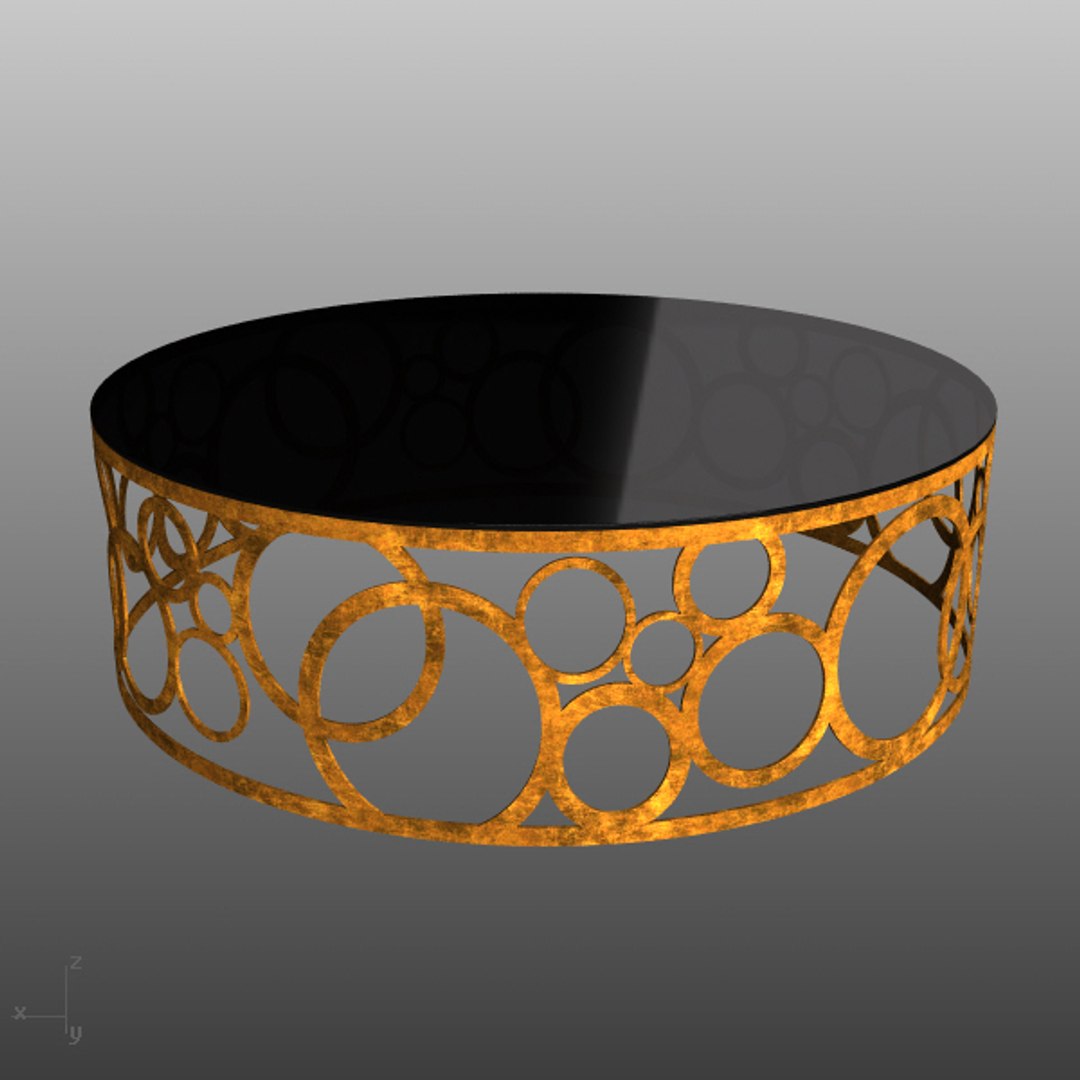 3d Tourbillon Table Model
