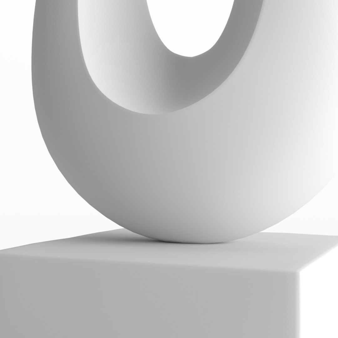 Modern decorative abstract bronze 3D model - TurboSquid 1507317