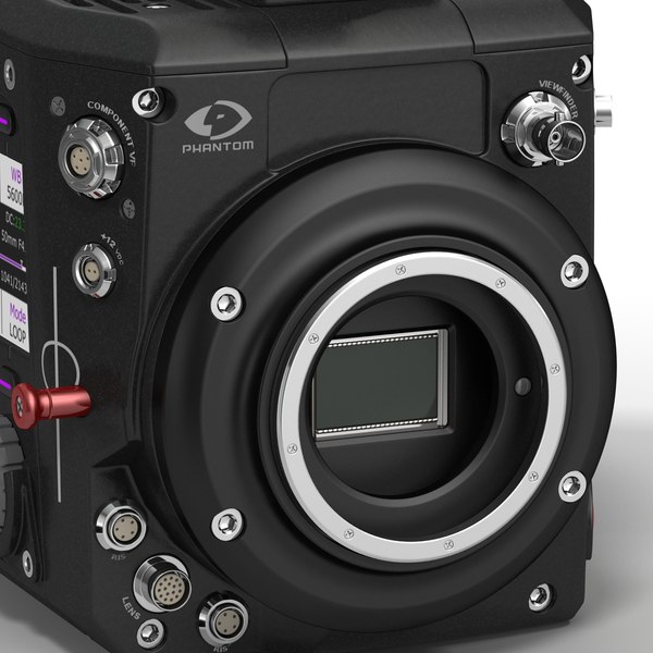 3d model camera phantom flex4k