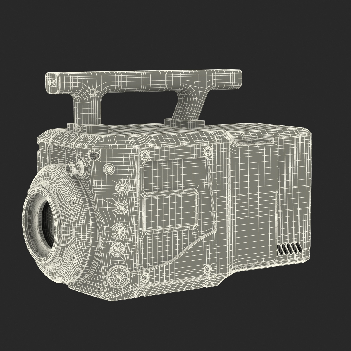 3d model camera phantom flex4k