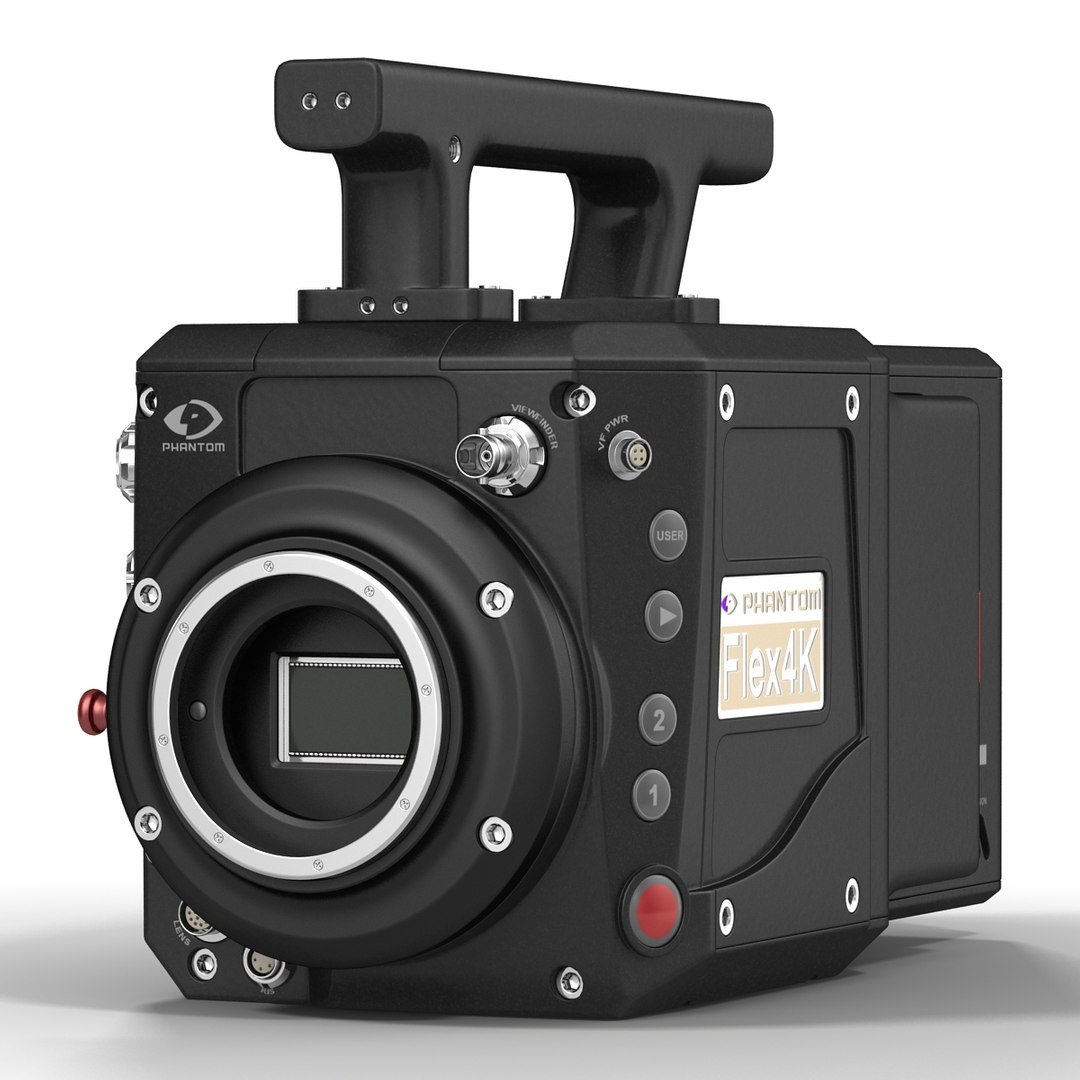 3d model camera phantom flex4k