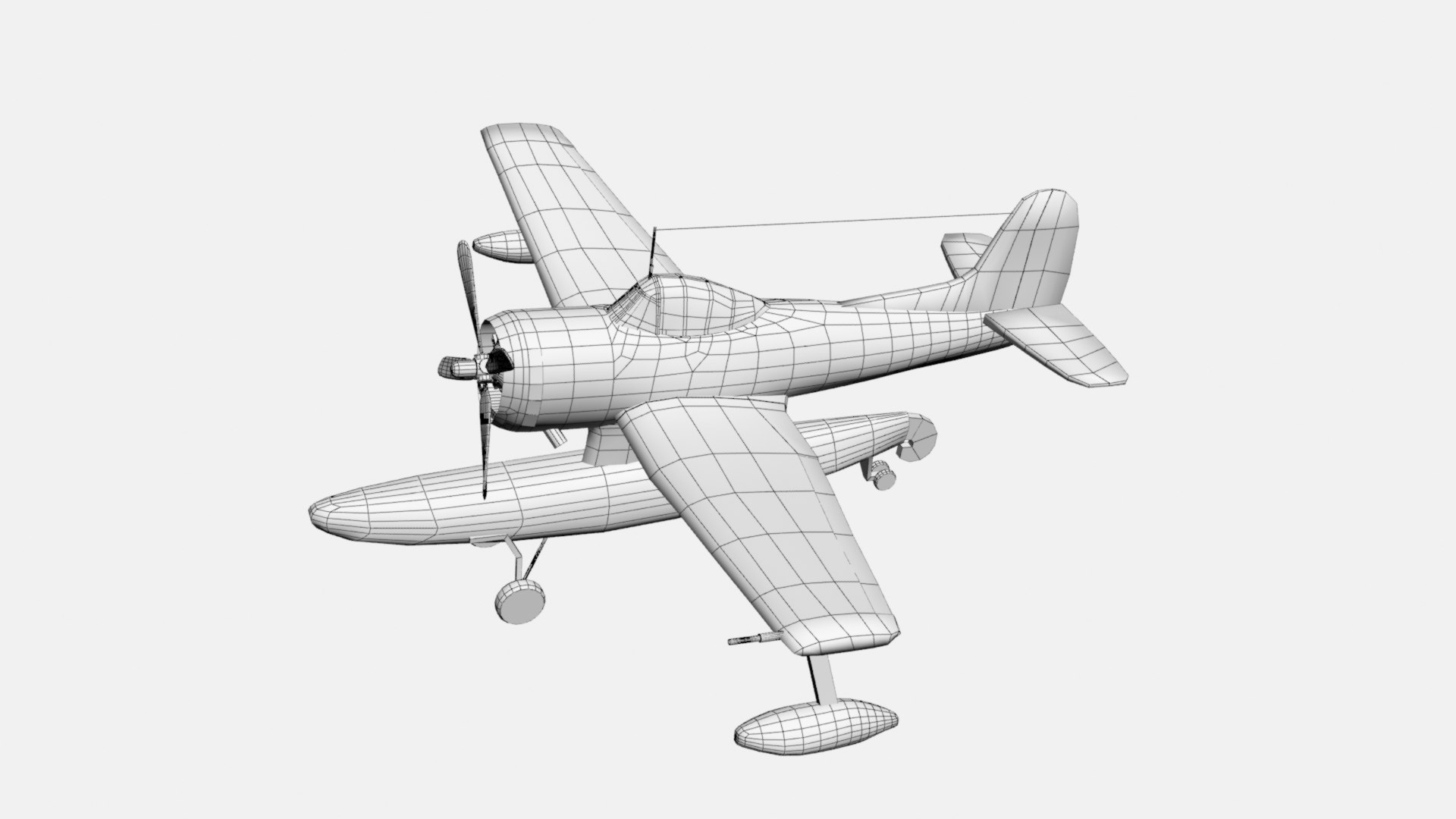 Curtiss Sc1 Seahawk Floatplane 3D Model - TurboSquid 2053305