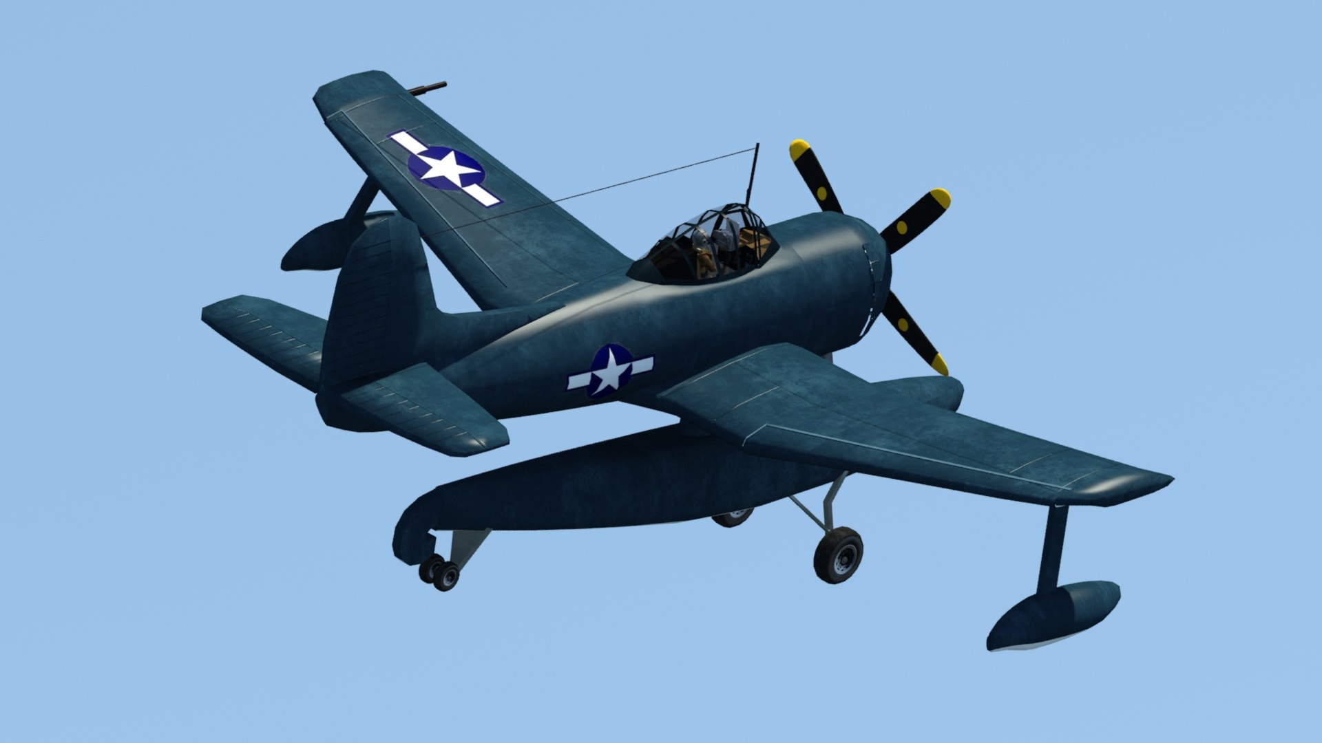 Curtiss Sc1 Seahawk Floatplane 3D Model - TurboSquid 2053305