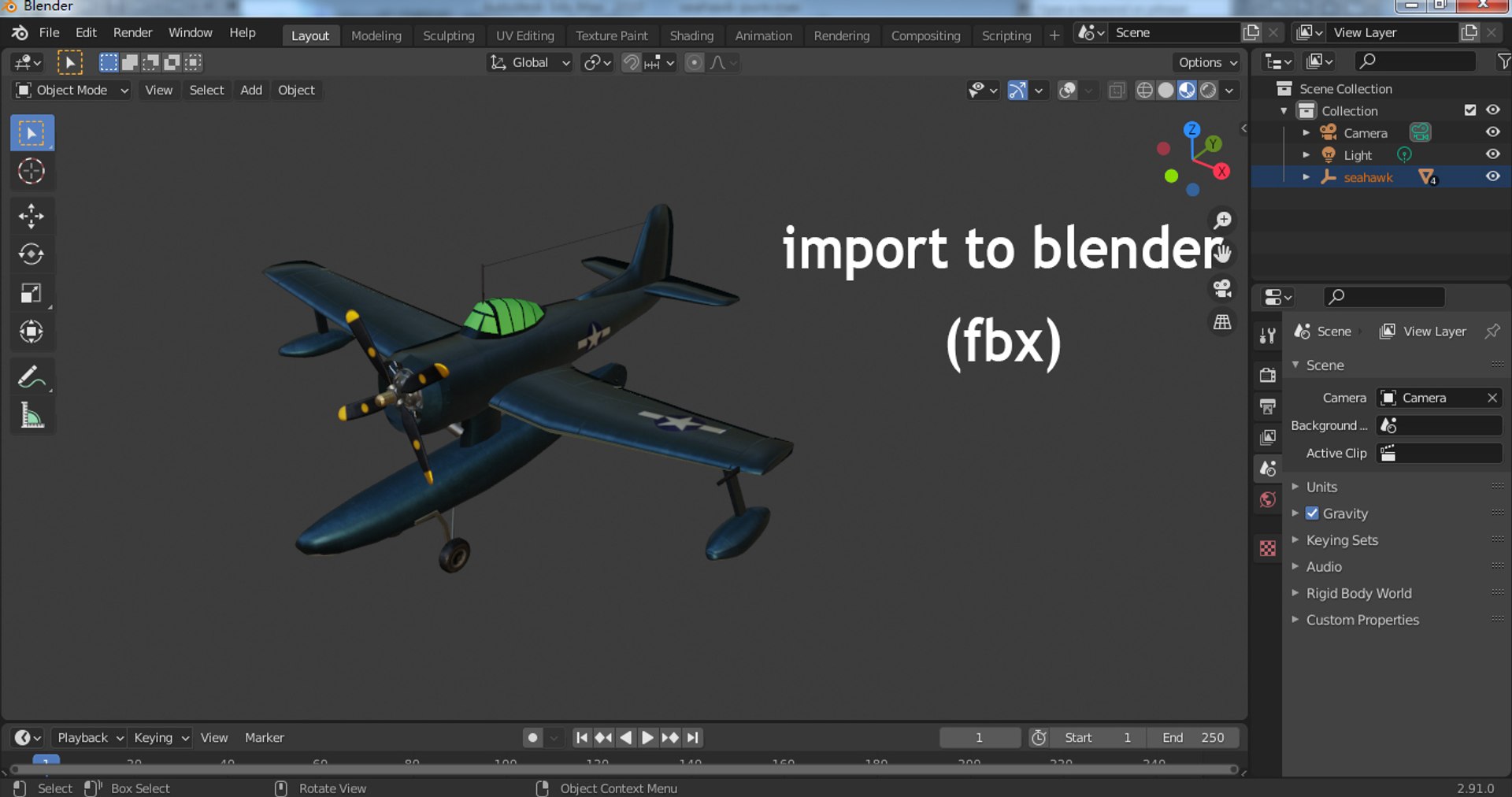 Curtiss Sc1 Seahawk Floatplane 3D Model - TurboSquid 2053305