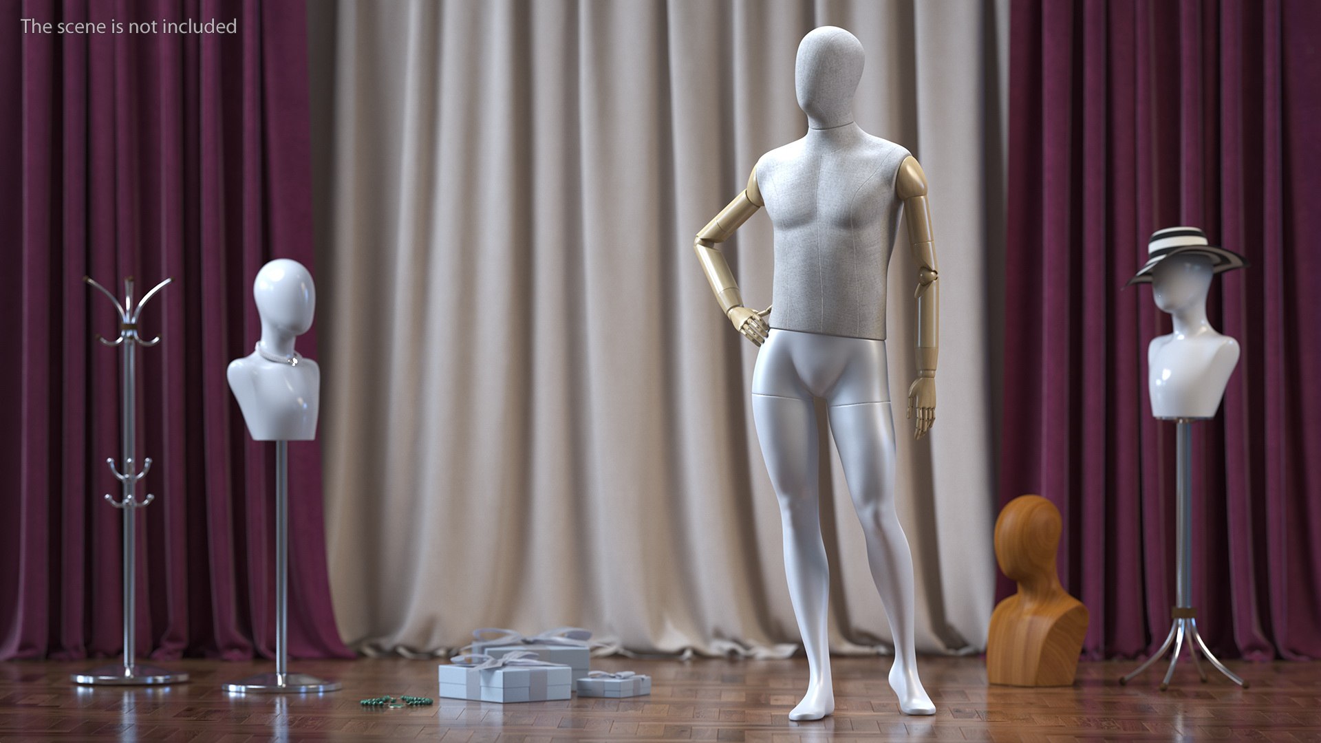 3D Flexible Manikin Stand Pose - TurboSquid 1845162