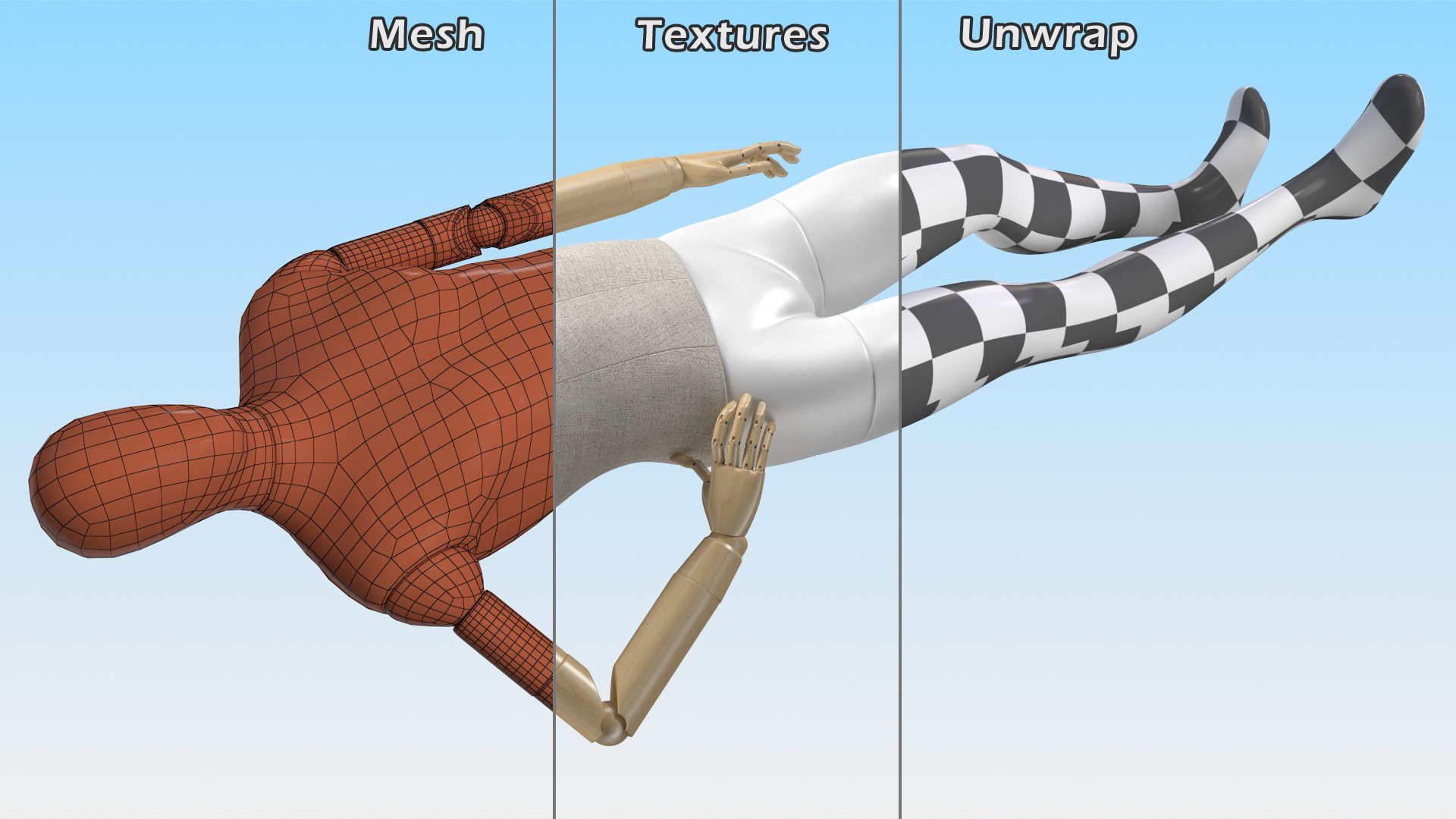 3D Flexible Manikin Stand Pose - TurboSquid 1845162