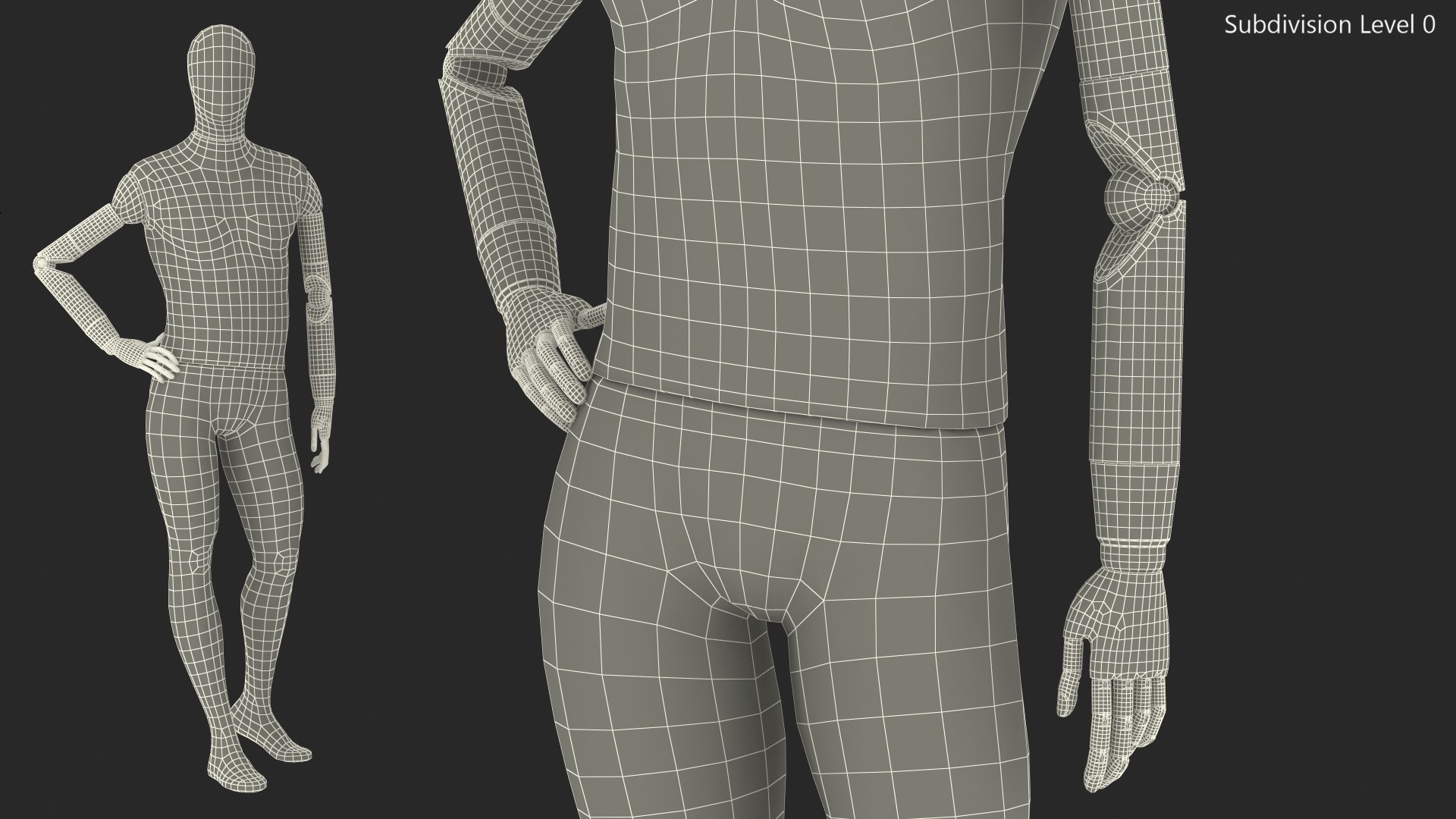3D Flexible Manikin Stand Pose - TurboSquid 1845162