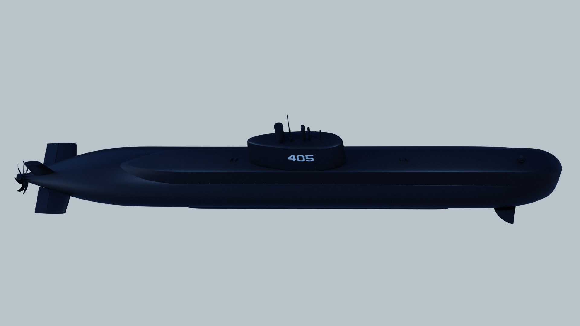 3D Model Submarine U209 With Interior - TurboSquid 2124271