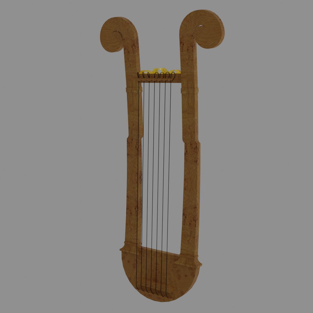 Lyre 3D Model - TurboSquid 2138821