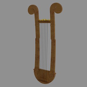 3D Lyre Models | TurboSquid
