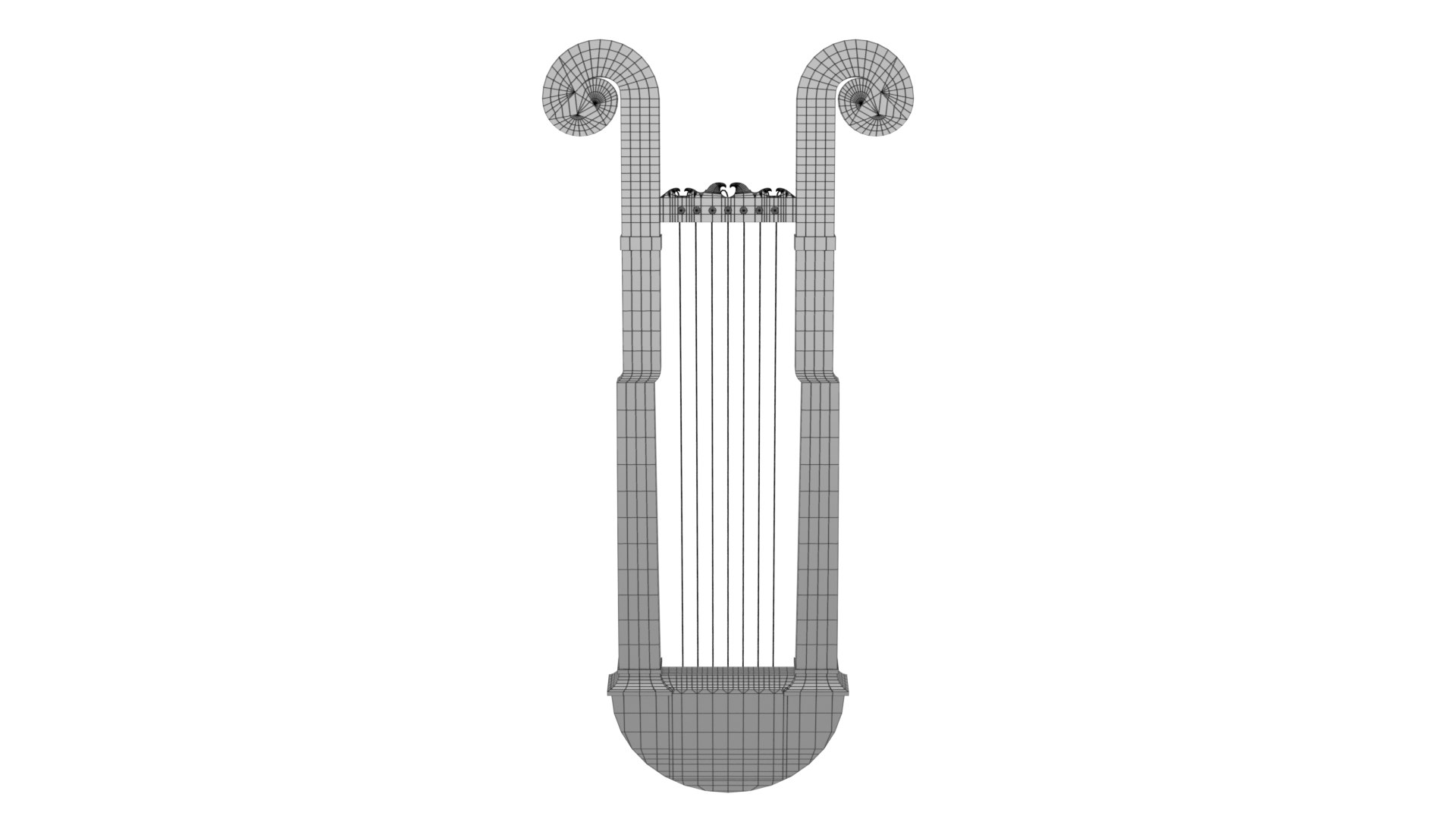 Lyre 3D Model - TurboSquid 2138821