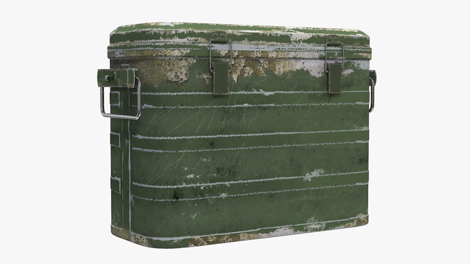 3D Model Military Cooler Vintage Version - TurboSquid 1569298