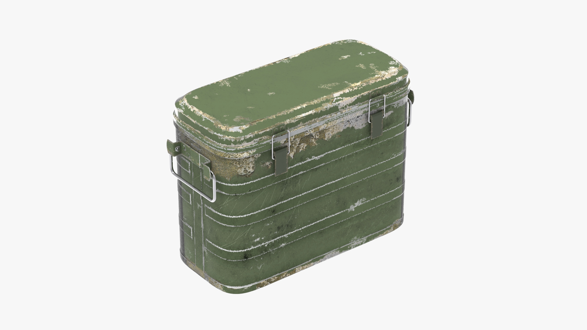 3D Model Military Cooler Vintage Version - TurboSquid 1569298