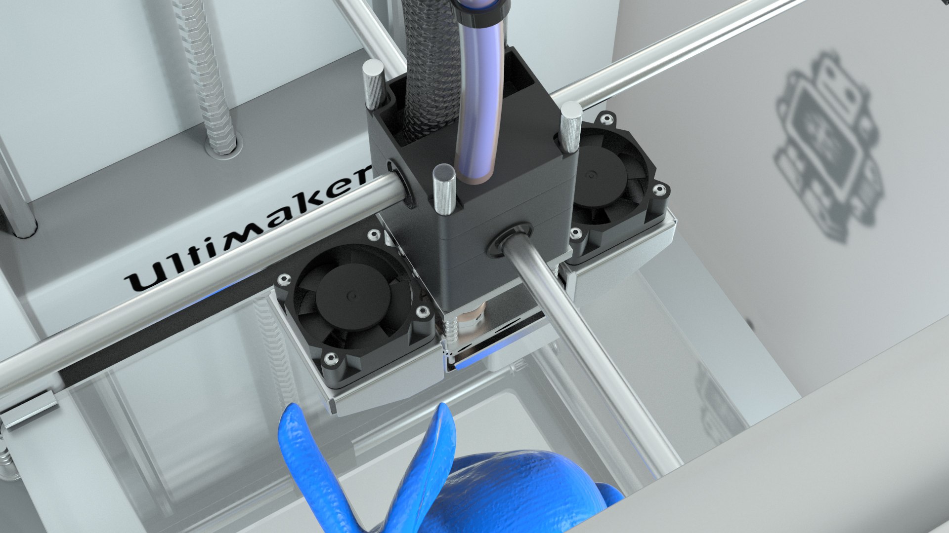 3D Ultimaker 2 Model - TurboSquid 1414348