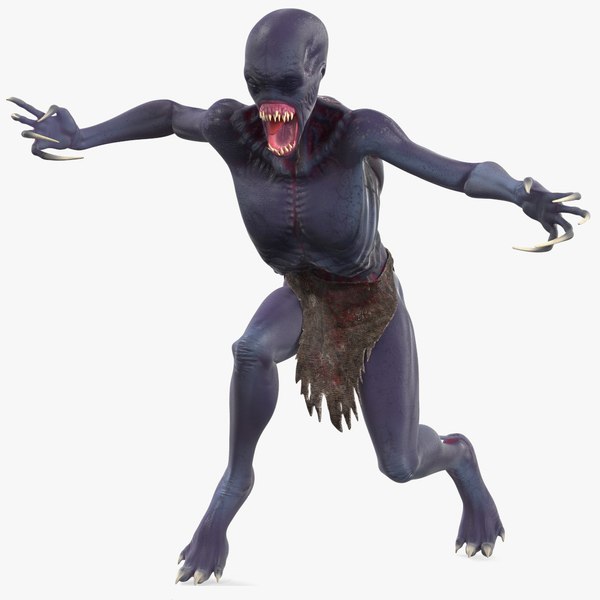 modelo 3d Criatura aterradora aparejada para Cinema 4D - TurboSquid 1718468