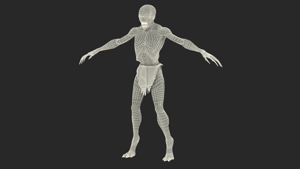 modelo 3d Criatura aterradora aparejada para Cinema 4D - TurboSquid 1718468