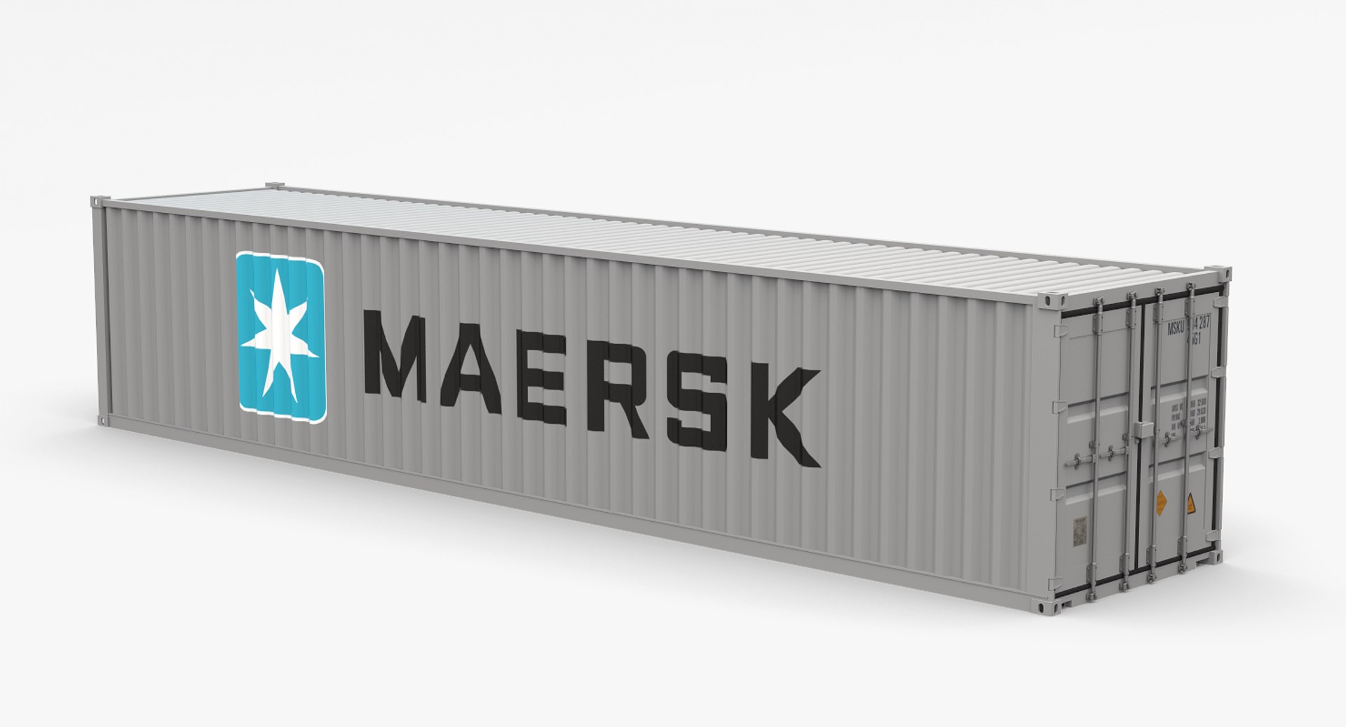 3D Maersk Container - TurboSquid 1229055