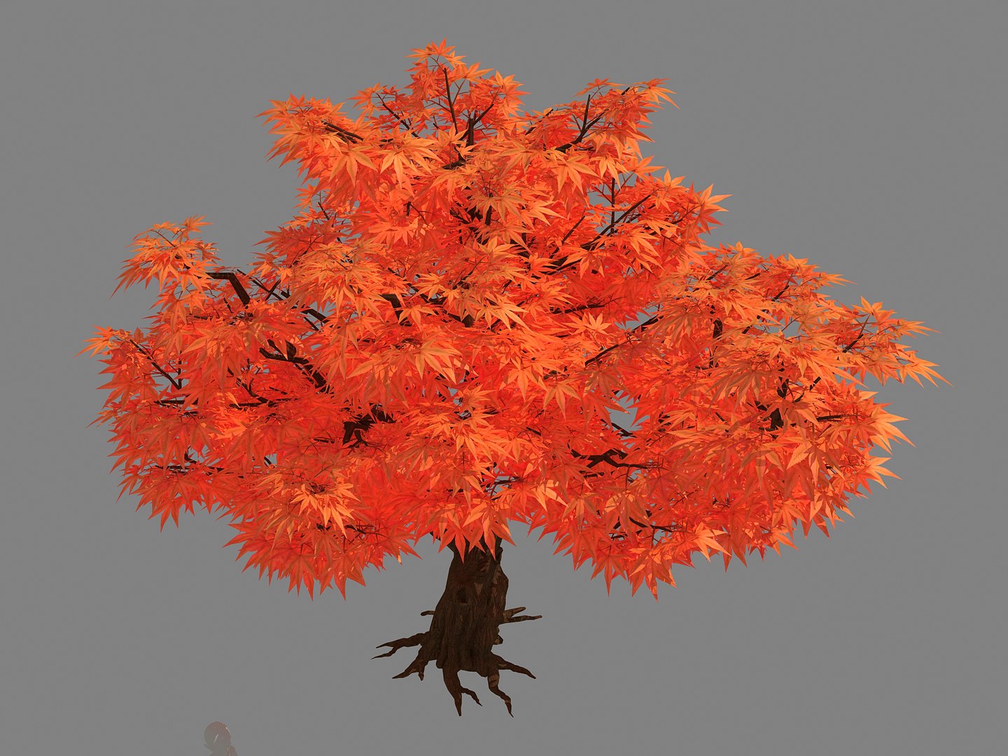 Red Plant - Maple Model - TurboSquid 1448788