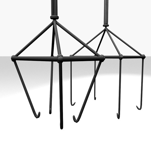 3d model coupling hook drag